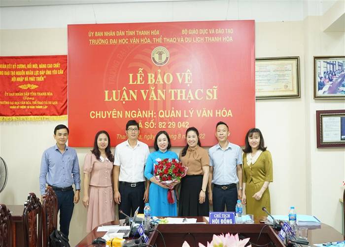 LỄ BẢO VỆ LUẬN VĂN THẠC SĨ CHUYÊN NGÀNH QUẢN LÝ VĂN HÓA (ĐỢT 2) NĂM 2022