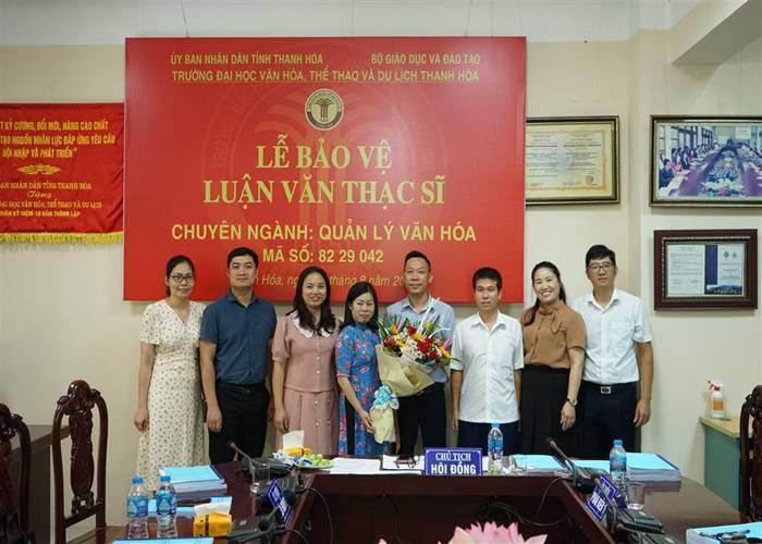 LỄ BẢO VỆ LUẬN VĂN THẠC SĨ CHUYÊN NGÀNH QUẢN LÝ VĂN HÓA (ĐỢT 2) NĂM 2022